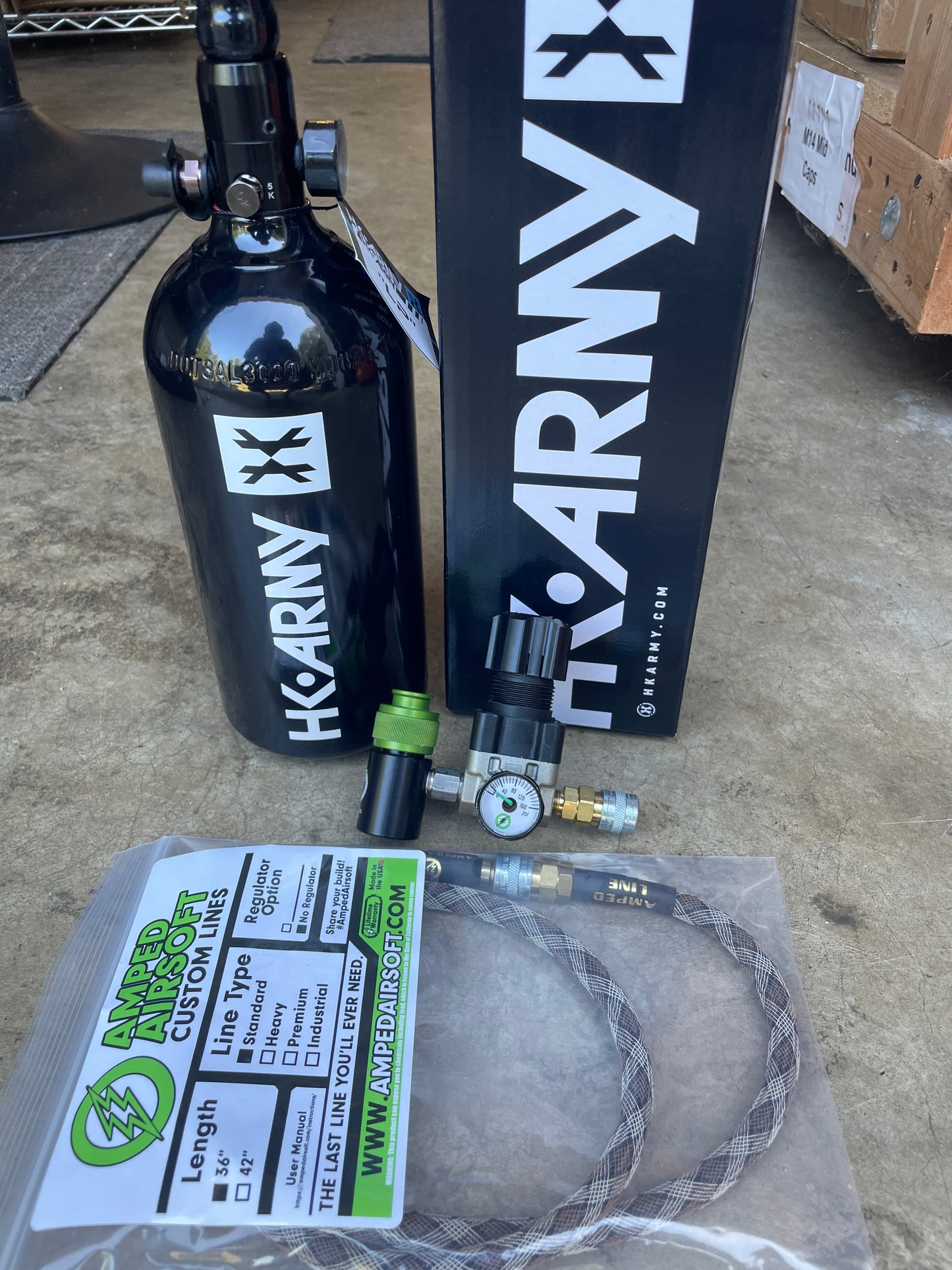 HPA Player Kits - Tank, Regulator, and Tank Line Included! – Clover Airsoft