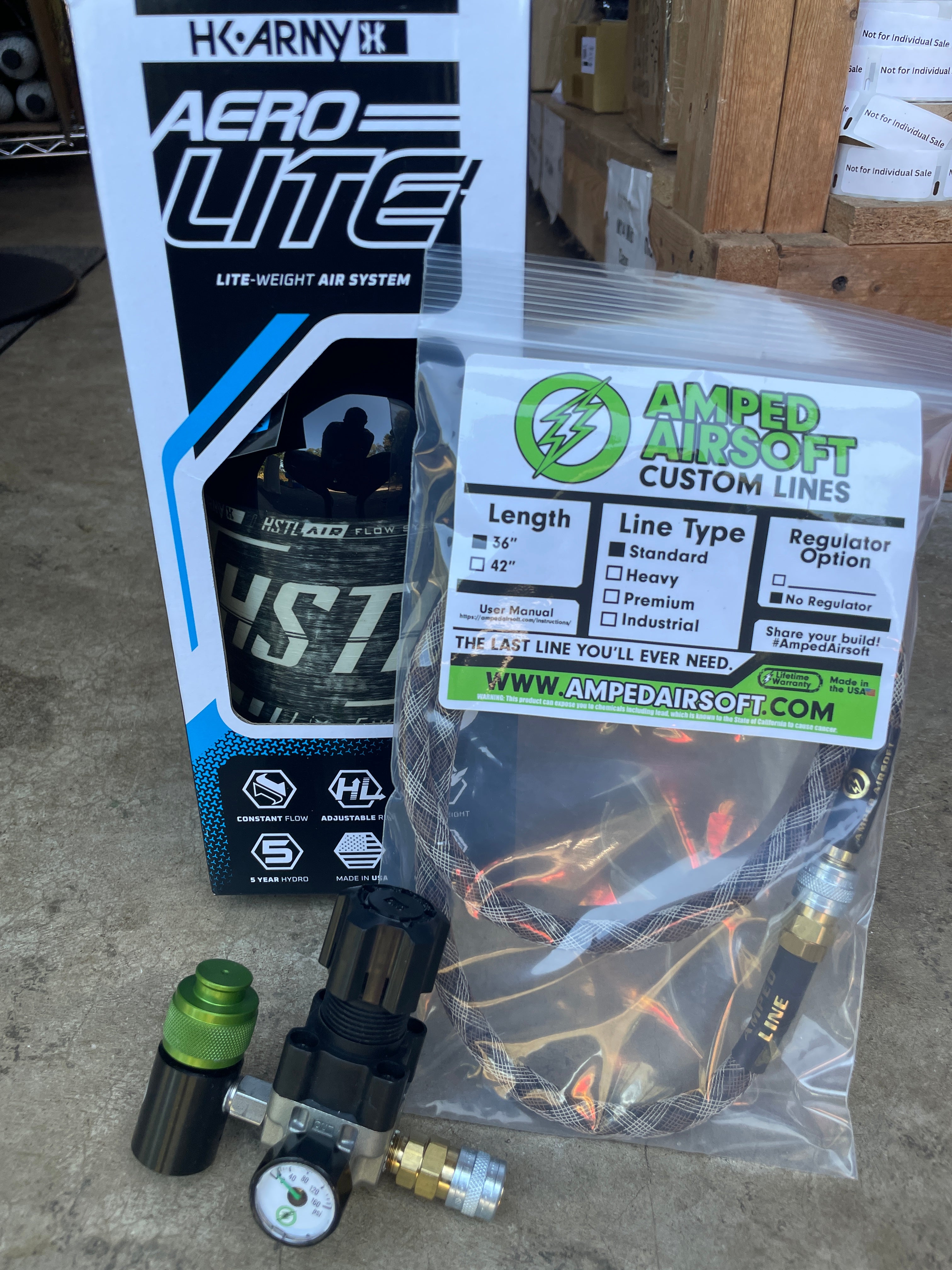 HPA Player Kits - Tank, Regulator, and Tank Line Included! – Clover Airsoft